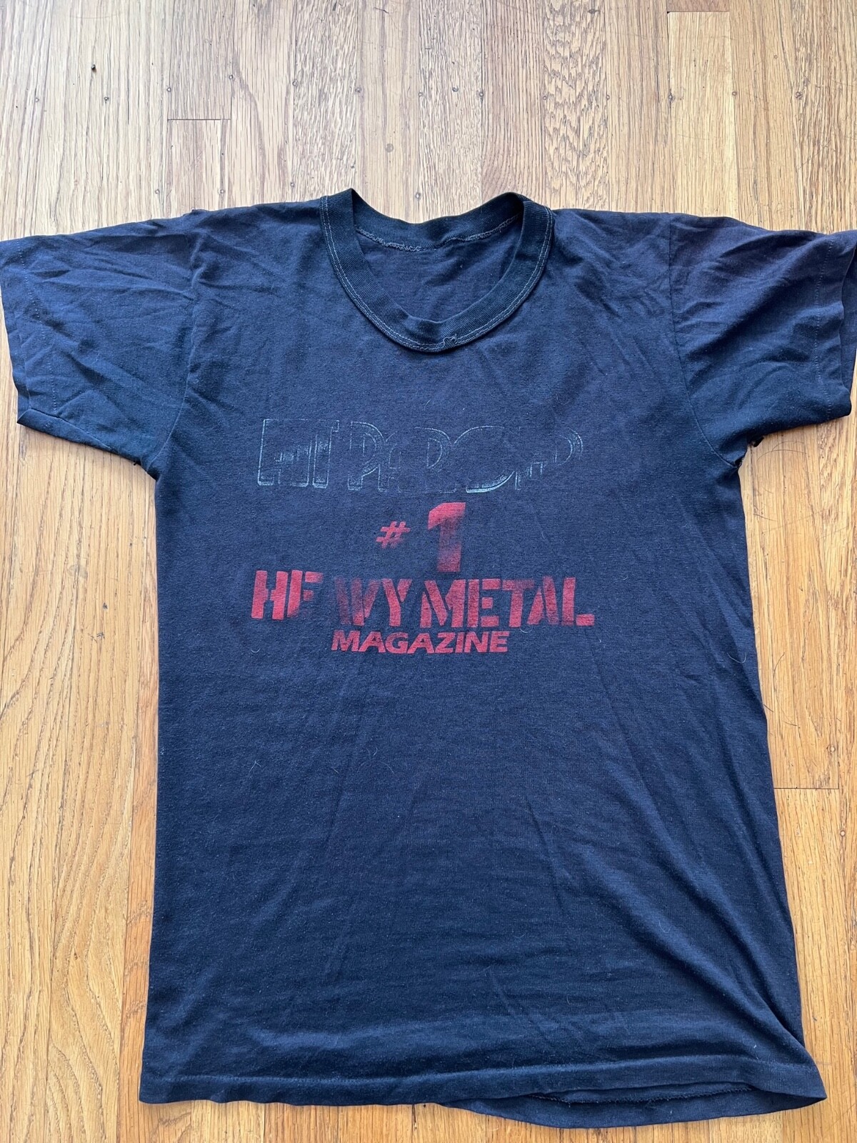 Vintage Hit Parader Magazine Shirt - Rare 1986 Shirt … - Gem