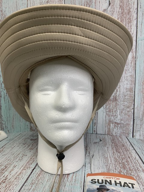 Geartop Fishing Hat and Safari Cap With Sun Protection - Premium UPF 50 ...