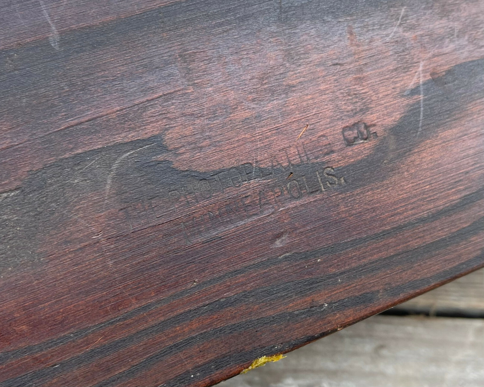 Bellevue Hosiery Reverse Glass Sign, Antique Art Deco Sign, Dover New ...