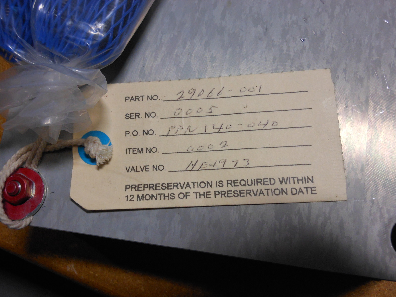 SARGENT CONTROLS FLUSHING BLOCK VALVE # 29066-001 NSN: 4820-01-057-6931 ...