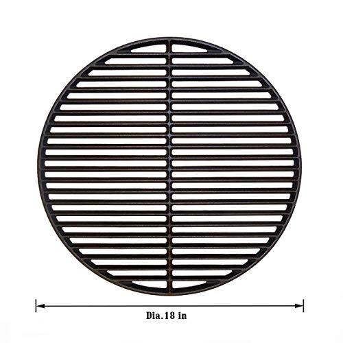 KAMaster Cast Iron Cooking Grids Grates for Large Big Green Egg Round ...