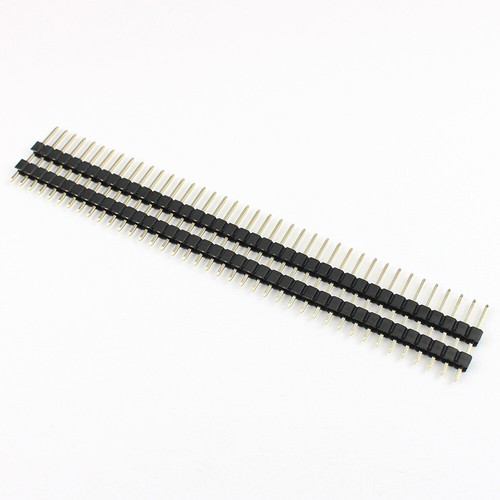 5Pcs 2.54mm Pitch 40 Pin Male Double Insulator Single Row Header Strip ...