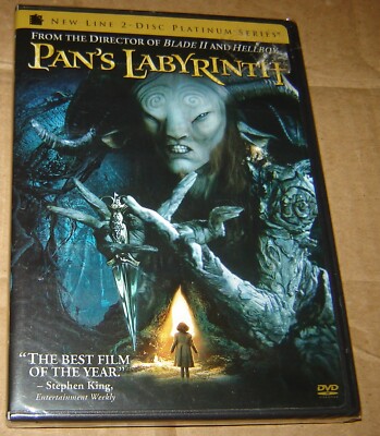 Pans Labyrinth (DVD, 2007, 2-Disc Set, PLATINUM SERIES),NEW & SEALED ...