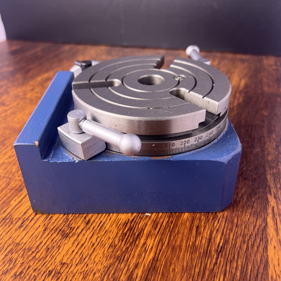 VERTEX 4" HORIZONTAL/VERTICAL ROTARY TABLE MADE IN TAIWAN (3900-2314 ...