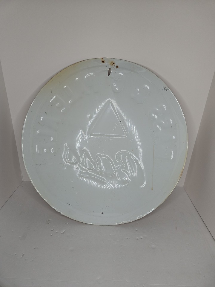 Vintage Bass & Co’s Pale Ale Beer Tray Metal 19” Round Red Triangle ...