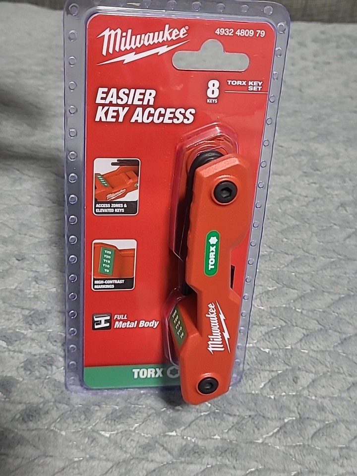 Milwaukee Easier Access 8 Keys Torx Key Set Brand New Sealed | eBay UK