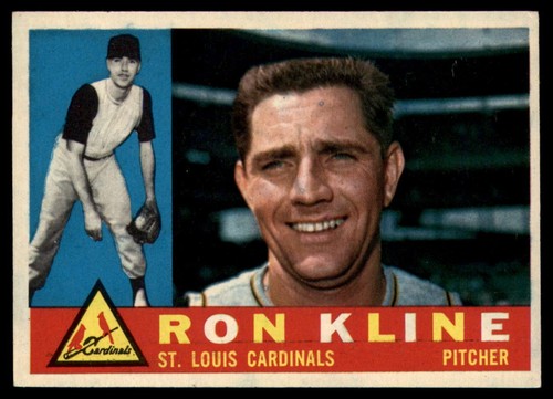 1960 Topps #197 Ron Kline EX++ Excellent++ Cardinals ID:107766 | eBay