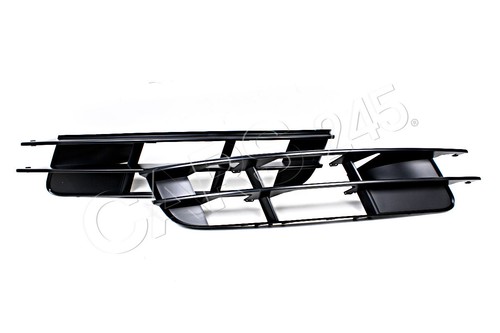 Genuine AUDI Q7 2007-2009 Front Bumper Grilles Satin Black LEFT+RIGHT ...