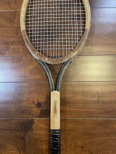 Professional Model Laminated Construction Vintage Wood Tennis Racquet ...