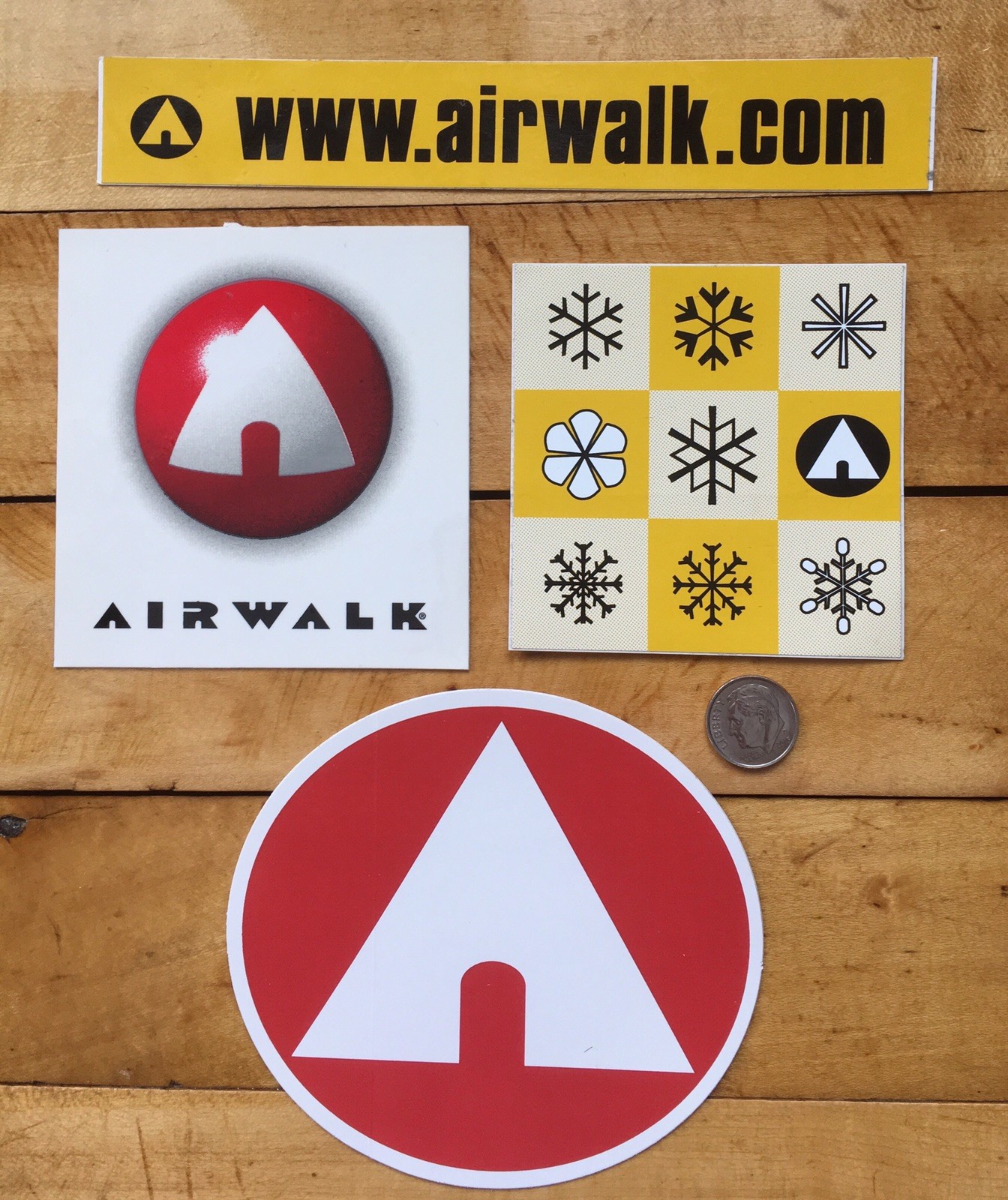 Lot Of 4 AirWalk Stickers Decals | eBay