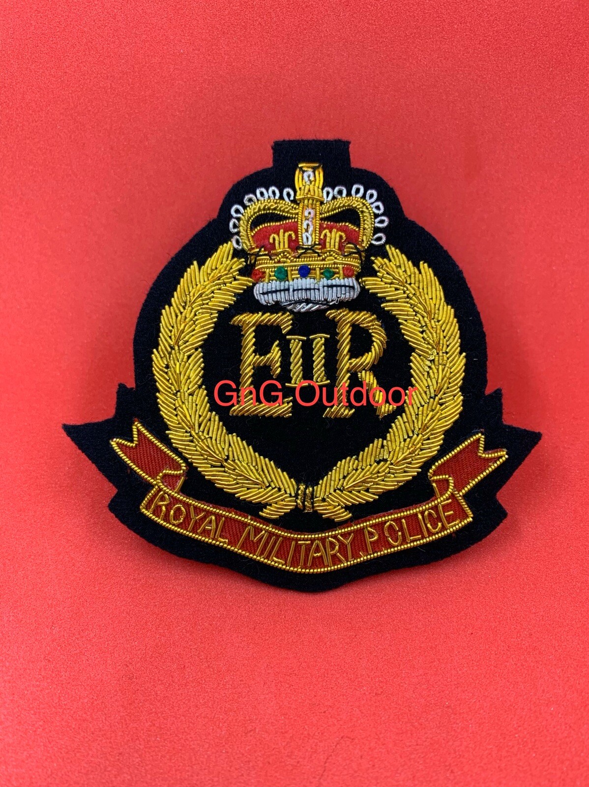 Royal Military Police Blazer Badge RMP Hand Embroidered Bullion And ...