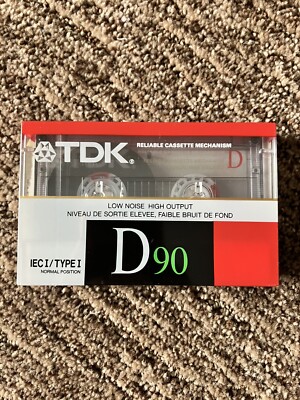 TDK D90 Dynamic Cassette Tape (1988) IEC I / TYPE I - Normal Position ...