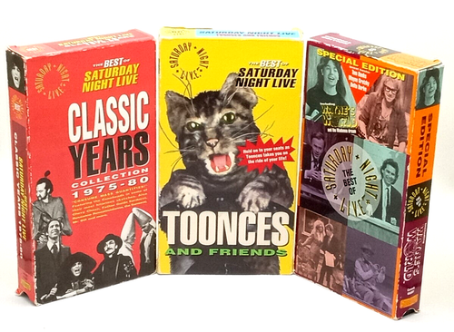 SNL VHS Lot: Toonces The Cat * Best of SNL Classic Years 1975-80* Wayne ...