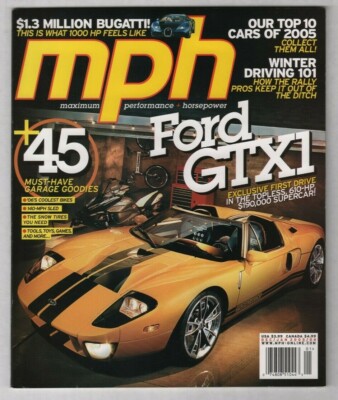 Maximum Performance Horsepower Mag Ford GTX Dec/Jan 2005/06 082820nonr ...