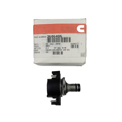 New OEM Genuine Cummins VALVE,SOLENIOD 12V S/L 3686406 | eBay