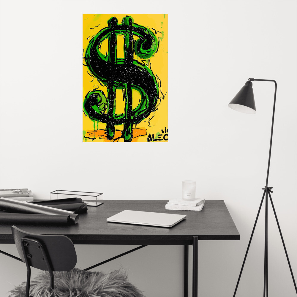 Dollar Sign Wall Art