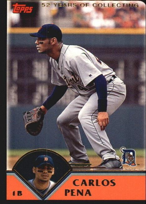 2003 Topps - Carlos Pena #416 Black /52 for sale online | eBay