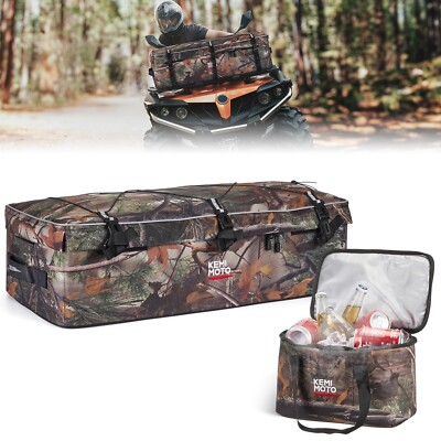 ATV UTV Camo Rear or Front Rack Storage Bag For Polaris Sportsman w ...