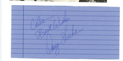 Autographed 6.5x3 paper Actor Doug Sheehan Knots Landing General ...