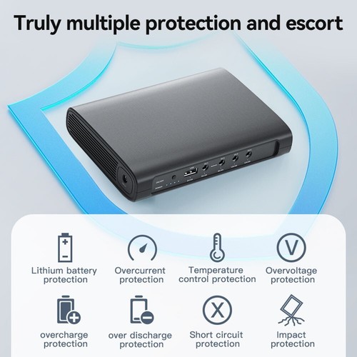 Multi-function for MINI UPS Battery Backup Power Supply for 5V, 9V, 12V ...