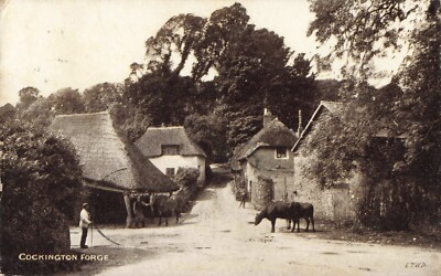 Postcard Cockington Forge Devon England 1911 | eBay Australia