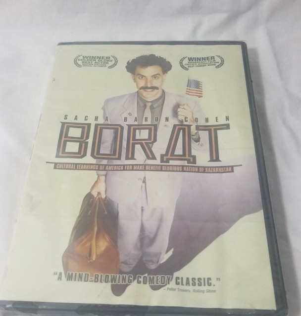 Borat DVD Sacha Baron Cohen Comedy Kazakh Documentary for sale online ...