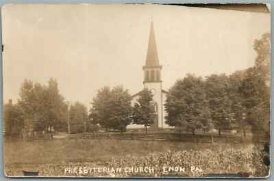 ENON PA PRESBYTERIAN CHURCH ANTIQUE REAL PHOTO POSTCARD RPPC | eBay