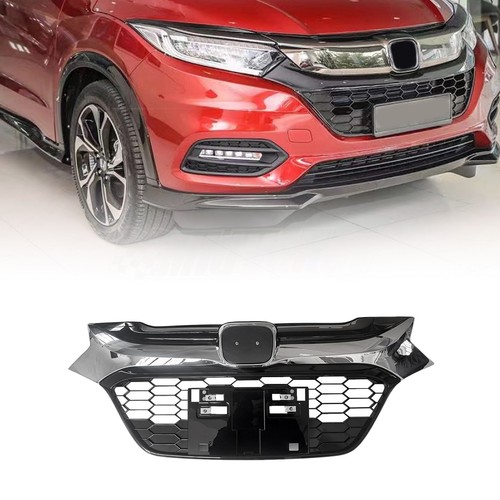 Front Upper Grille Grill With Gloss Black Trim Fit Honda HRV HR-V 2016 ...