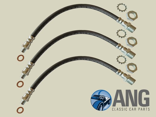 MG MGA 1500 '55-'59 BRAKE HOSES & FITTINGS (CAR SET) GBH104 x 3 | eBay