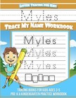 MYLES LETTER TRACING FOR KIDS TRACE MY NAME WORKBOOK: By Myles Books ...