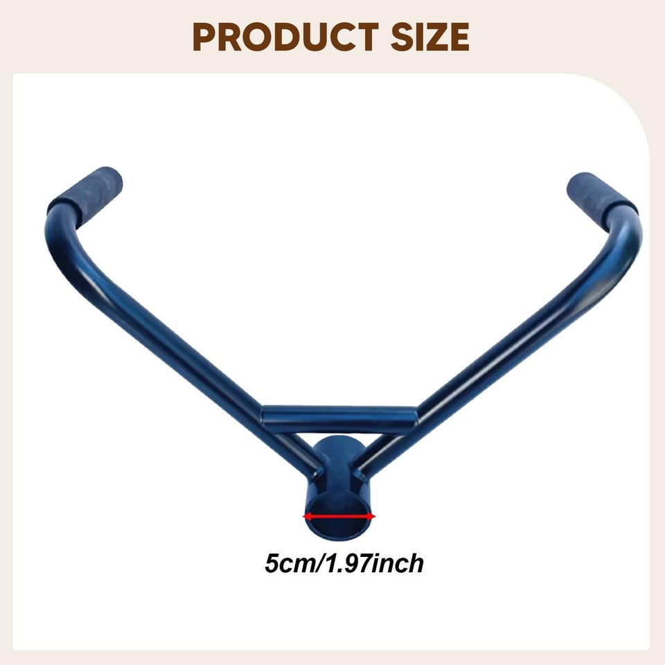 V Bar Attachment Workout Exercise Sturdy Steel Heavy Duty for Weight ...