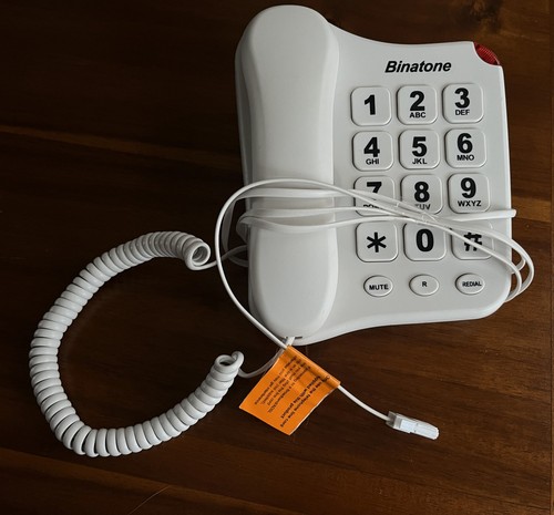 Binatone 110 Touch Tone Big Buttons Corded Telephone Landline Loud Tone ...