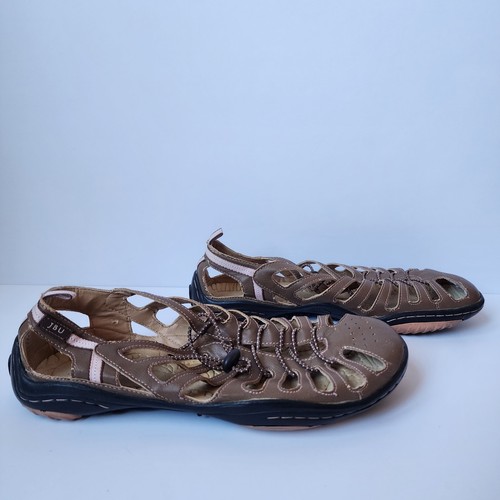 JBU Scuba Adventure On Sandals Womens Size 10M Brown Cage Bungee ...