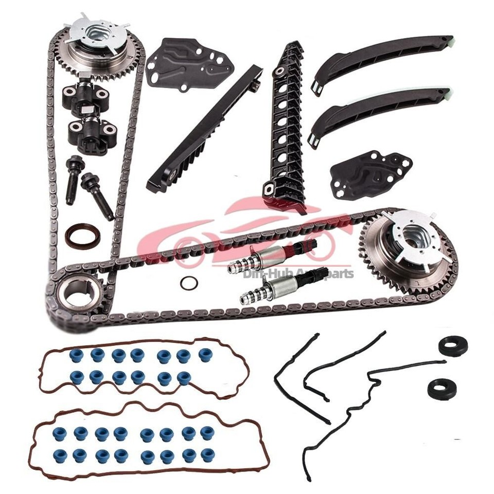 Timing Chain Kit+Cam Phasers+VVT Valves For 5.4L Triton 3V Ford F150 ...