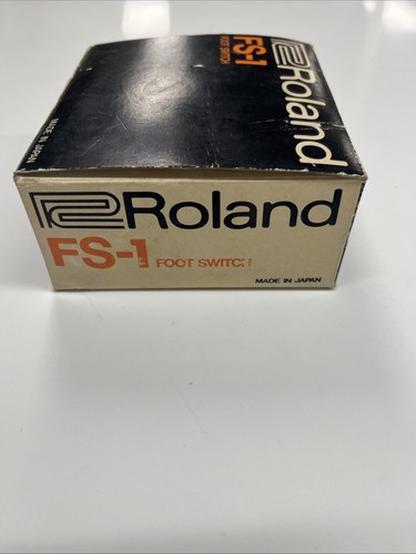 Vintage Roland FS-1 FootSwitch Cable Pedal Pro | eBay
