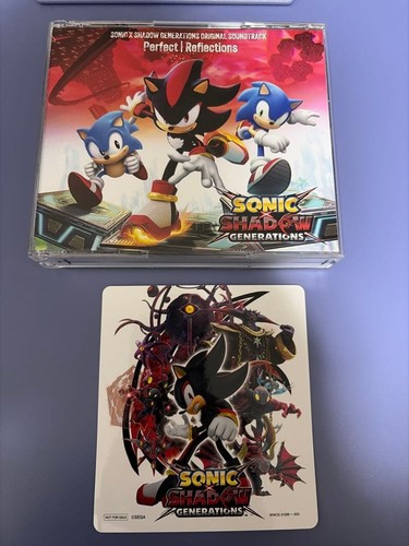 SONIC SHADOW GENERATIONS Original Soundtrack 2CD Set with Art Cards ...