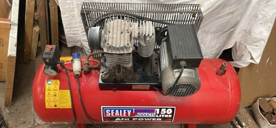 Sealey 150 litre Belt Driven air compressor | eBay UK