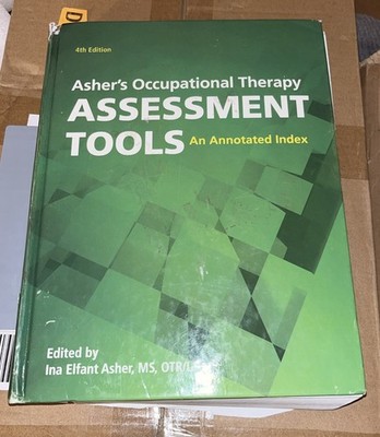 Asher's Occupational Therapy Assessment Tools, 4th Edition *Back Cover ...