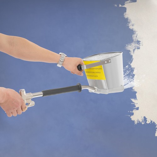 Cement Stucco Sprayer & Stucco Cement Texture Hopper 64.58ft²/min 4L ...