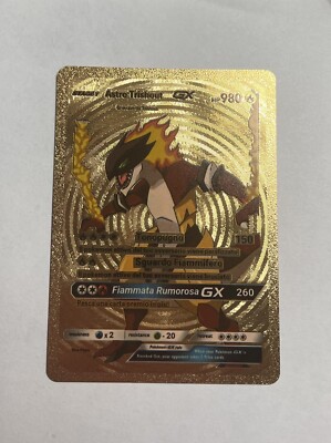 ASTRO TRISHOUT GX Gold Foil Fan Art Display Card - Mint/NM | eBay