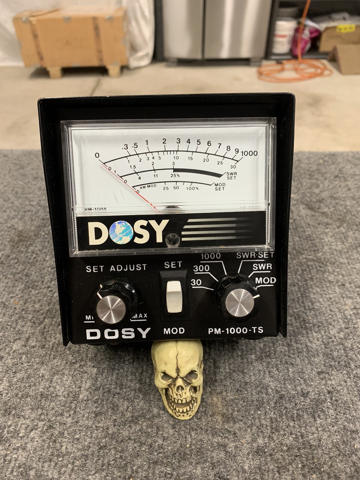 Dosy PM 1000-TS SWR Power Modulation Meter 30W 300W 1000W Untested As ...