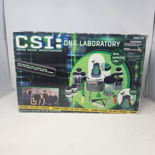 Planet Toys CSI Crime Scene Investigation DNA Laboratory Box 2005 ...
