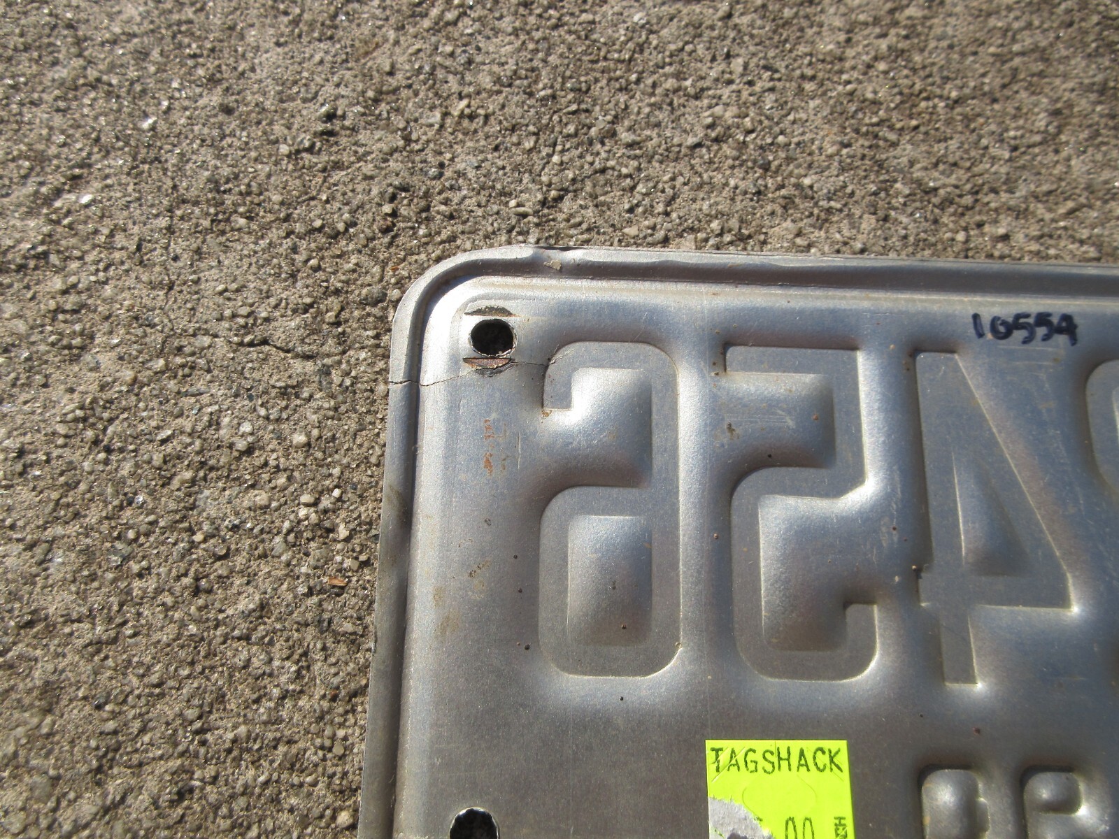 1991 Georgia Motorcycle License Plate ML 2456 GA Peach State Harley BMW ...