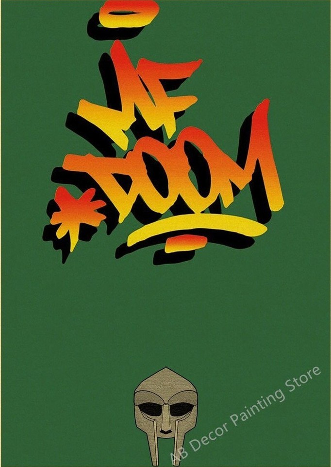 Home Decor Print A3 Wall Art MF DOOM Music Poster Artwork | eBay