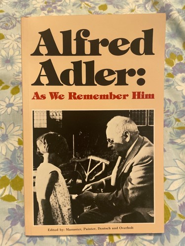 BOOK Alfred Adler As we remember him Paperback Manaster Painter Deutsch ...