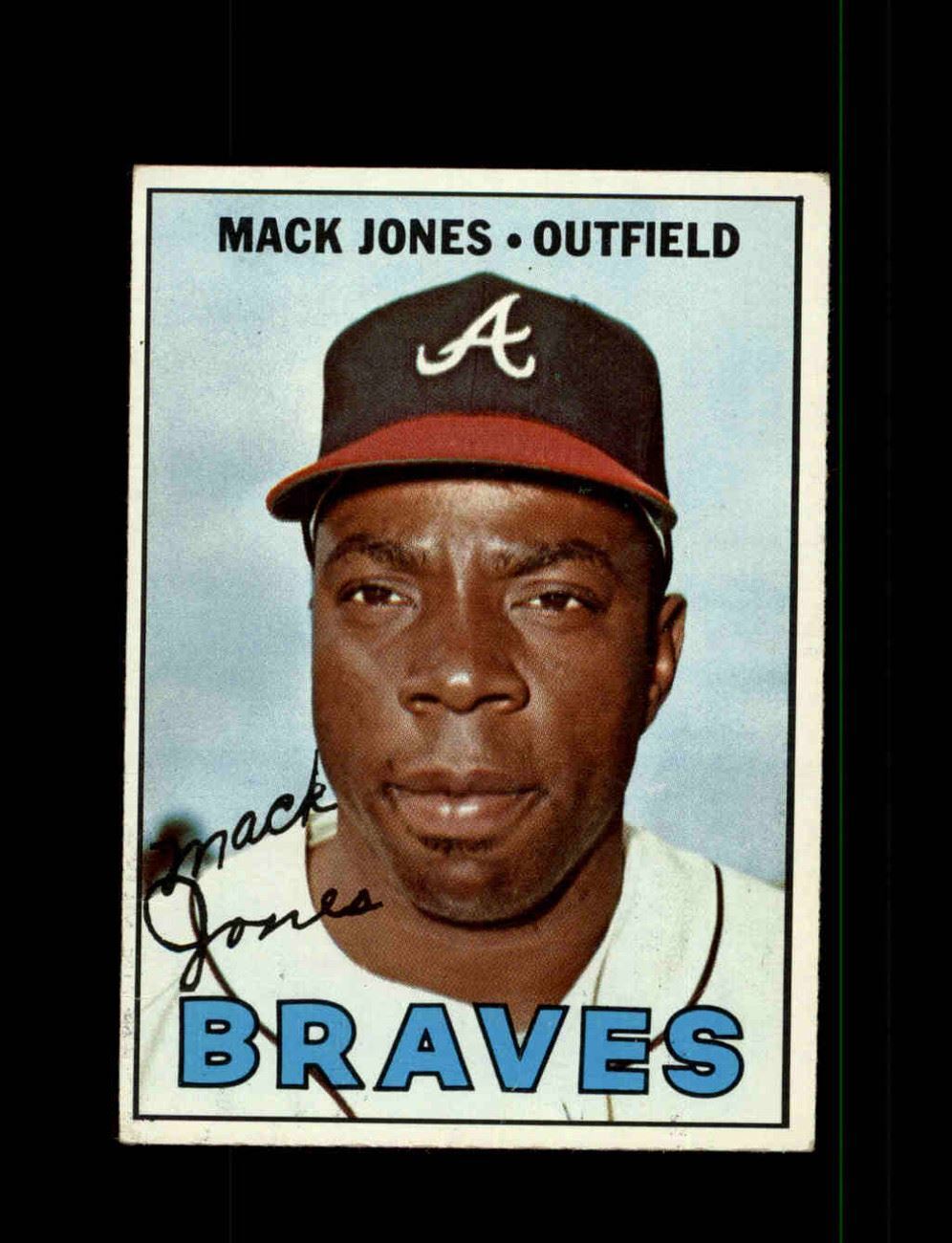 1967 MACK JONES TOPPS #435 BRAVES *R3802 | eBay