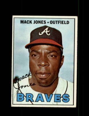 1967 MACK JONES TOPPS #435 BRAVES *R3802 | eBay