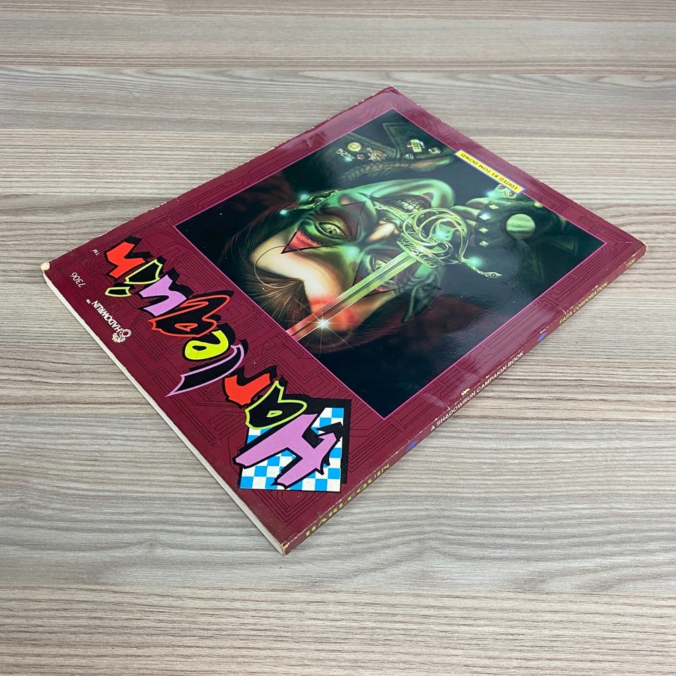 Shadowrun Harlequin 7306 Fasa Rpg 1990 Softback Sourcebook Libro Di ...