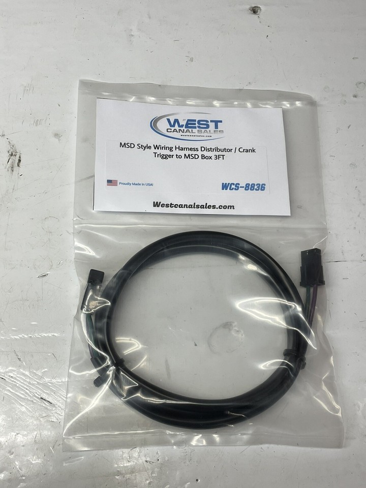 MSD Style Wiring Harness Cable MSD Distributor to MSD -6 6AL Box 36 ...