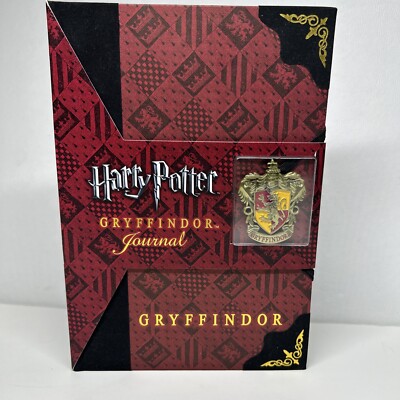 Harry Potter Gryffindor Journal The Noble Collection - Gold Edging ...